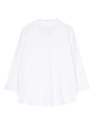 Majestic Filatures Three-quarter Sleeve Shirt - White