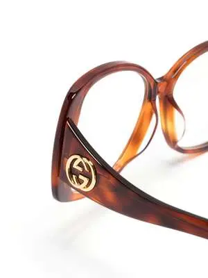 Gucci Tortoiseshell Square-frame Glasses