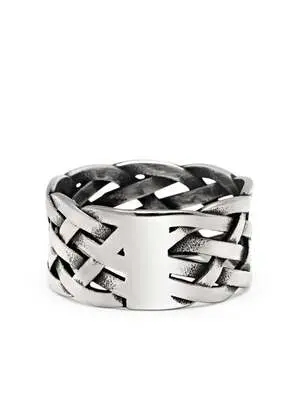 NIALAYA JEWELRY Woven Chain Ring