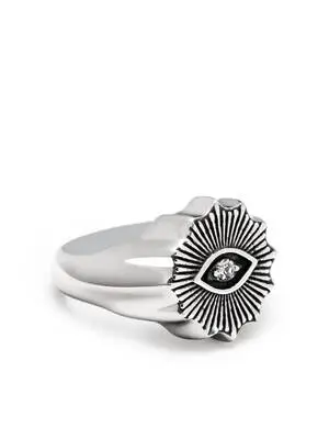 NIALAYA JEWELRY Evil Eye Crystal Ring