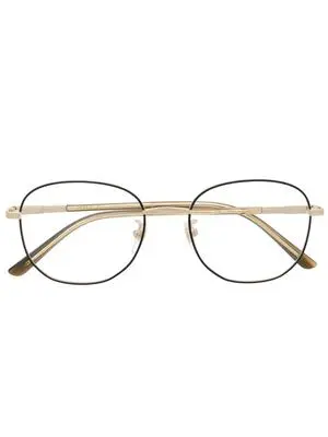 Gucci Round-frame Glasses - Gold