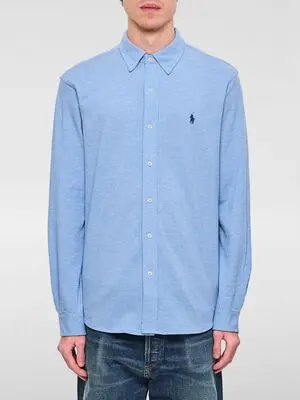 Polo Ralph Lauren Shirt Men Gnawed Blue