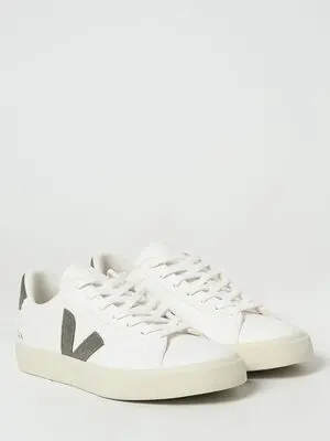 VEJA Leather Lace Up Sneakers - White