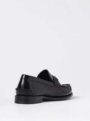 Versace Loafers With Gold Tone Medusa Detail