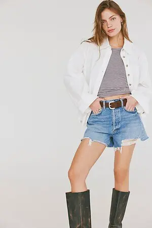 Women's Mid-Rise Relaxed Shorts