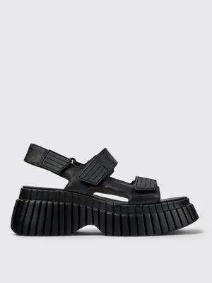 Camper Heeled Sandal - Black
