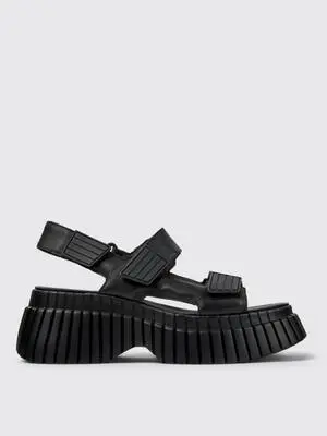 Camper Heeled Sandal - Black