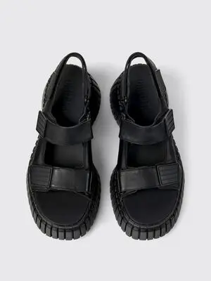 Camper Heeled Sandal - Black