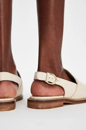 Free People Libby Fisher Sandals - Chalk