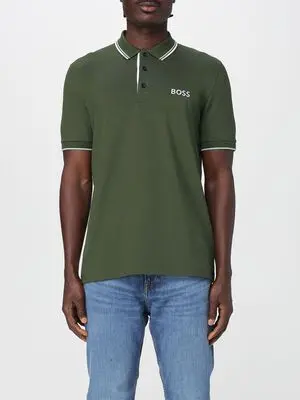 BOSS Polo Shirt Men Green