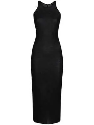 Rick Owens Ribbed Sleeveless Dress - Black