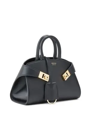 FERRAGAMO Mini Hug Calfskin Tote Bag