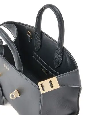 FERRAGAMO Mini Hug Calfskin Tote Bag