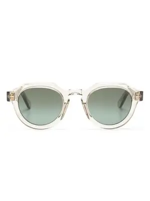 AHLEM Grenelle Round-frame Sunglasses - White