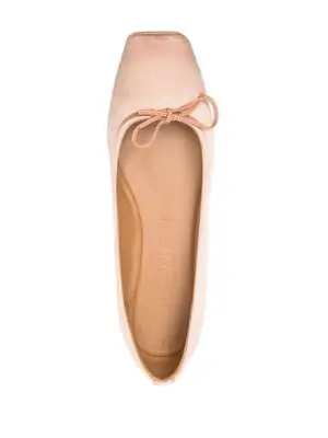 AeydĒ Square-toe Ballerina Shoes - Pink