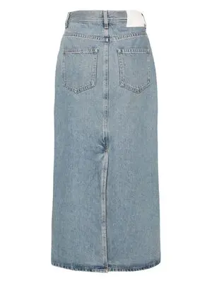 Loulou De Saison Denim Maxi Skirt - Blue