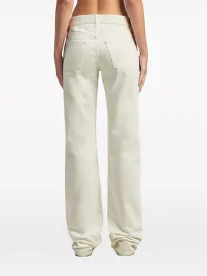 Palm Angels Monogram Straight-leg Jeans