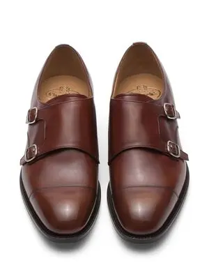 Church's Cowes Leather Monk Shoes - Brown