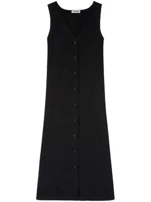 Jil Sander Button Detailed Day Dresses
