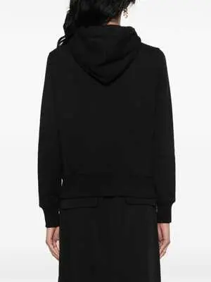 Versace Logo-embroidered Zip-up Hoodie