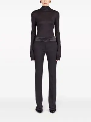 FERRAGAMO V-back Silk-blend Top