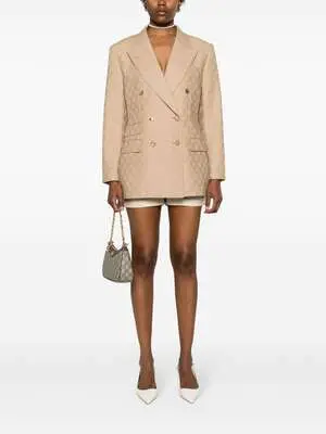 Gucci Gg-jacquard Double-breasted Blazer