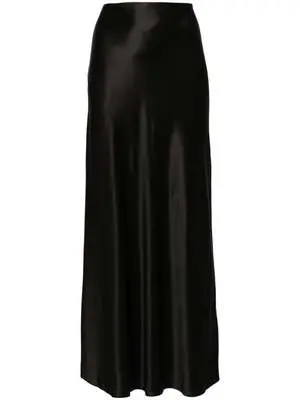 Saint Laurent Silk Maxi Skirt