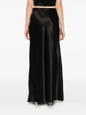 Saint Laurent Silk Maxi Skirt