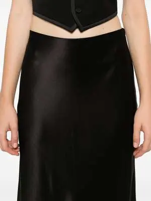 Saint Laurent Silk Maxi Skirt
