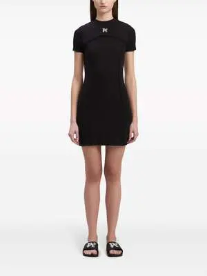 Palm Angels Open Back T-shirt Dress