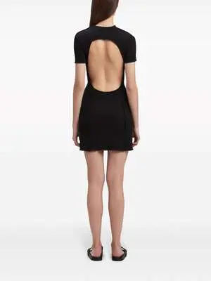 Palm Angels Open Back T-shirt Dress