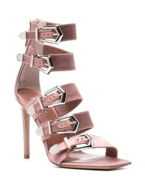 Paris Texas Ursula 105mm Buckled Sandals - Pink
