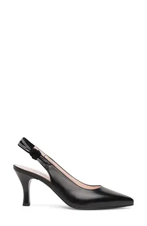 NEROGIARDINI Pointed Toe Slingback Pumps - Black