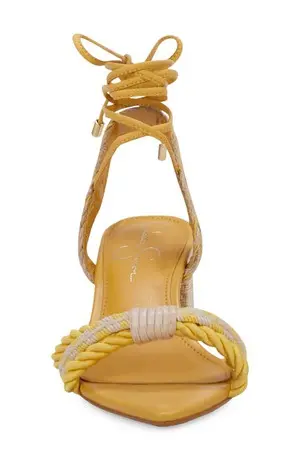 Jessica Simpson Prim Ankle Wrap Sandal - Yellow Combo