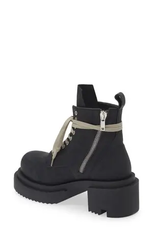 Rick Owens Lido Laced Combat Boot