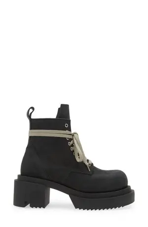 Rick Owens Lido Laced Combat Boot
