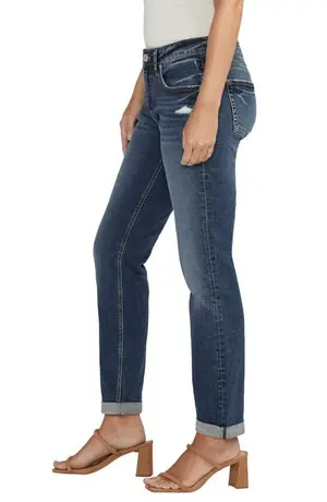 SILVER JEANS CO. Slim Fit Boyfriend Jeans