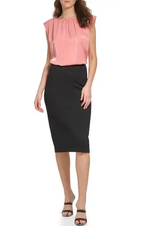 Dkny Pull-on Pencil Skirt