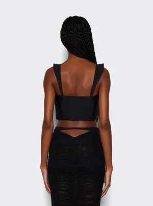 MUGLER Bi-material Corset