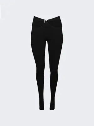MUGLER M Cut Out Trousers - Black