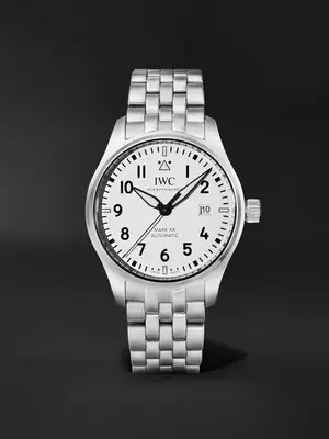IWC SCHAFFHAUSEN Pilot's Mark Xx Automatic 40mm Stainless Steel Watch - White