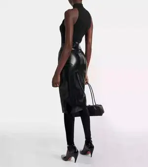 AZZEDINE ALAIA Alaïa Latex Pencil Skirt
