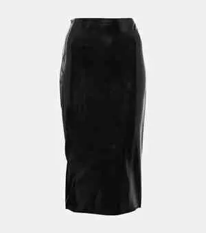 AZZEDINE ALAIA Alaïa Latex Pencil Skirt