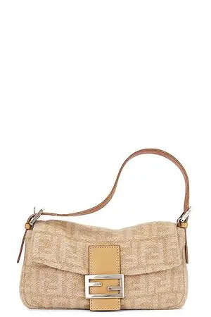 Fendi Zucca Baguette Shoulder Bag