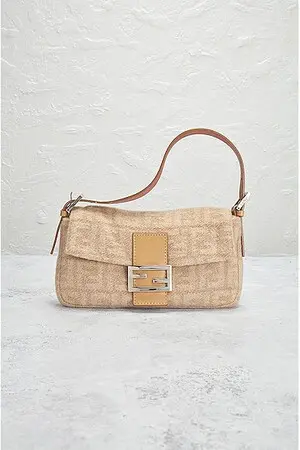 Fendi Zucca Baguette Shoulder Bag