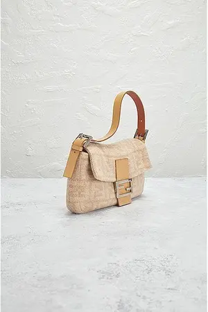 Fendi Zucca Baguette Shoulder Bag