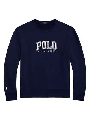 Polo Ralph Lauren Logo-embroidered Crewneck Sweatshirt - Cruise Navy