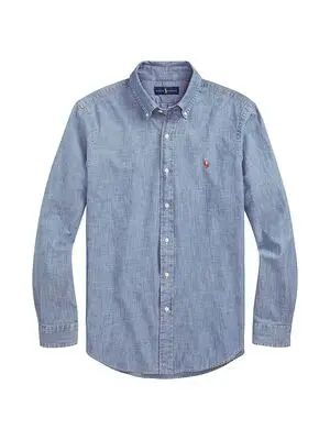 Polo Ralph Lauren Chambray Sport Shirt Medium Indigo