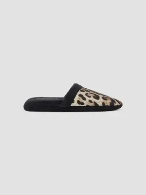Dolce & Gabbana Leopard Slippers