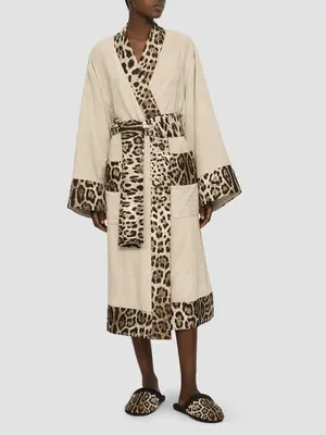 Dolce & Gabbana Leopard Slippers